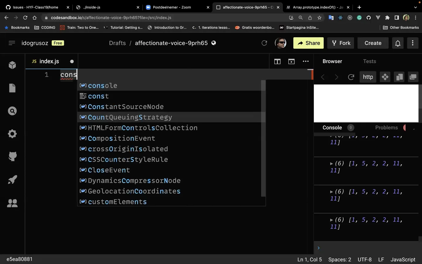 Class19 / Inside Js / Week4 on Vimeo