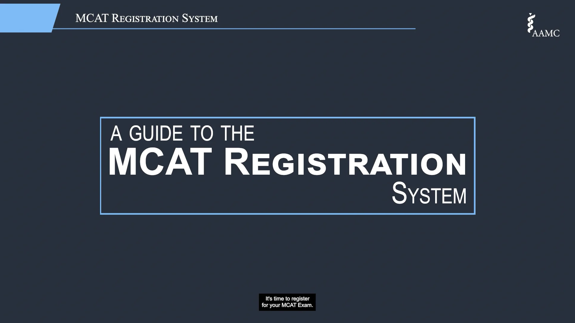 MCAT Registration Guide
