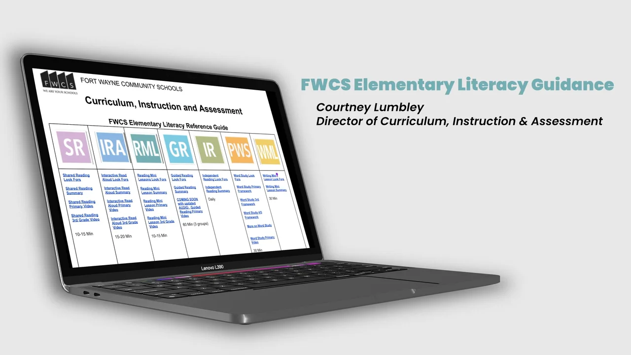 FWCS Elementary Literacy Guidance on Vimeo