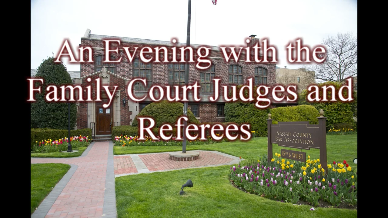 An evening with the family court judges and referees on Vimeo