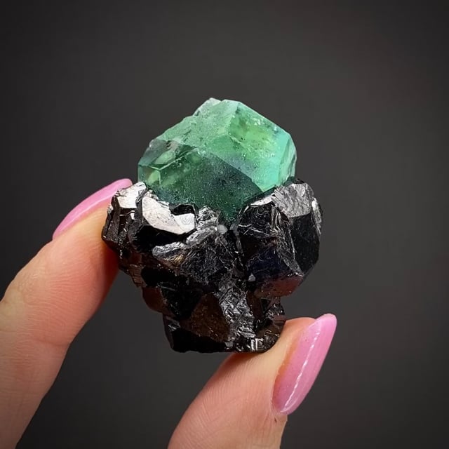 Fluorite and Sphalerite - PERU22-10 - Atacocha Mine - Peru Mineral Specimen