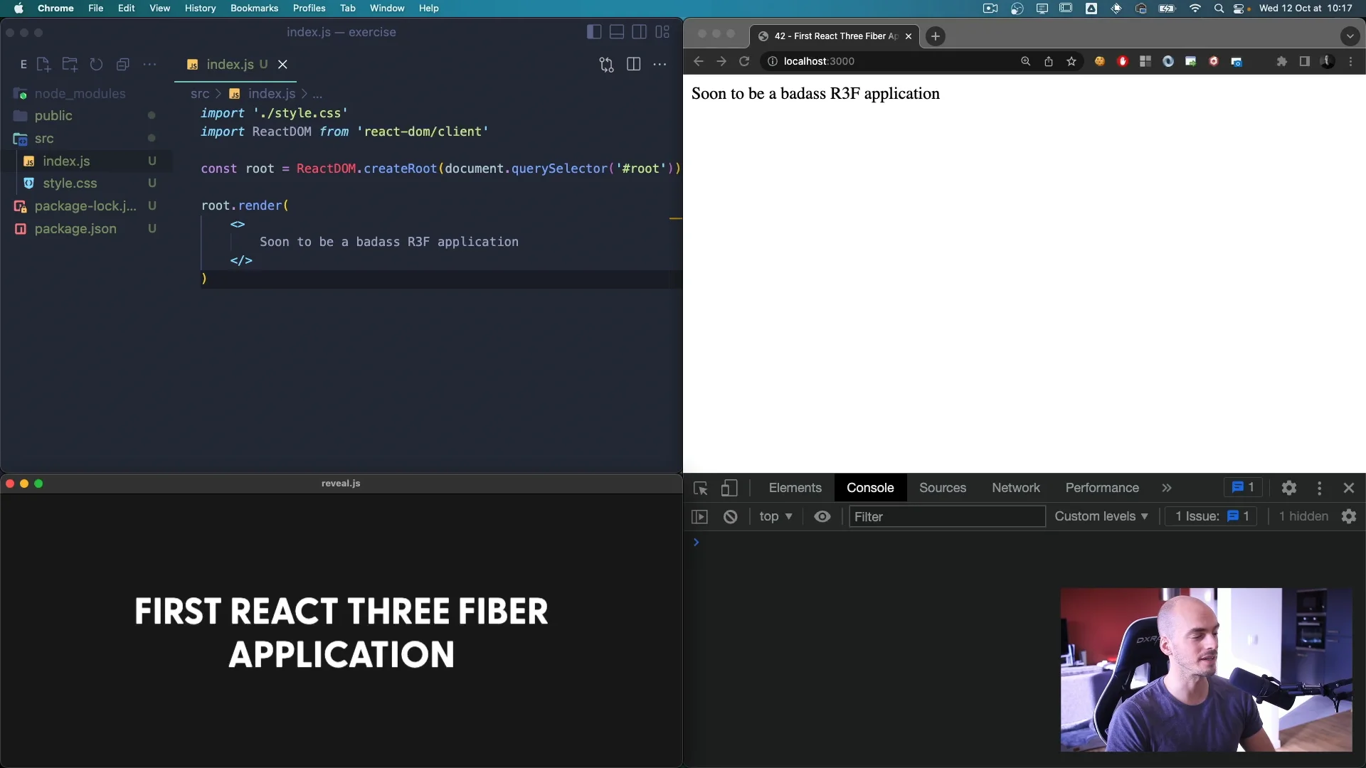 42 — First R3F Application — Three.js Journey on Vimeo