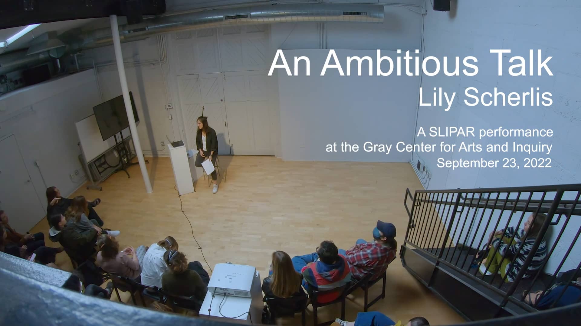 Lily Scherlis: An Ambitious Talk on Vimeo