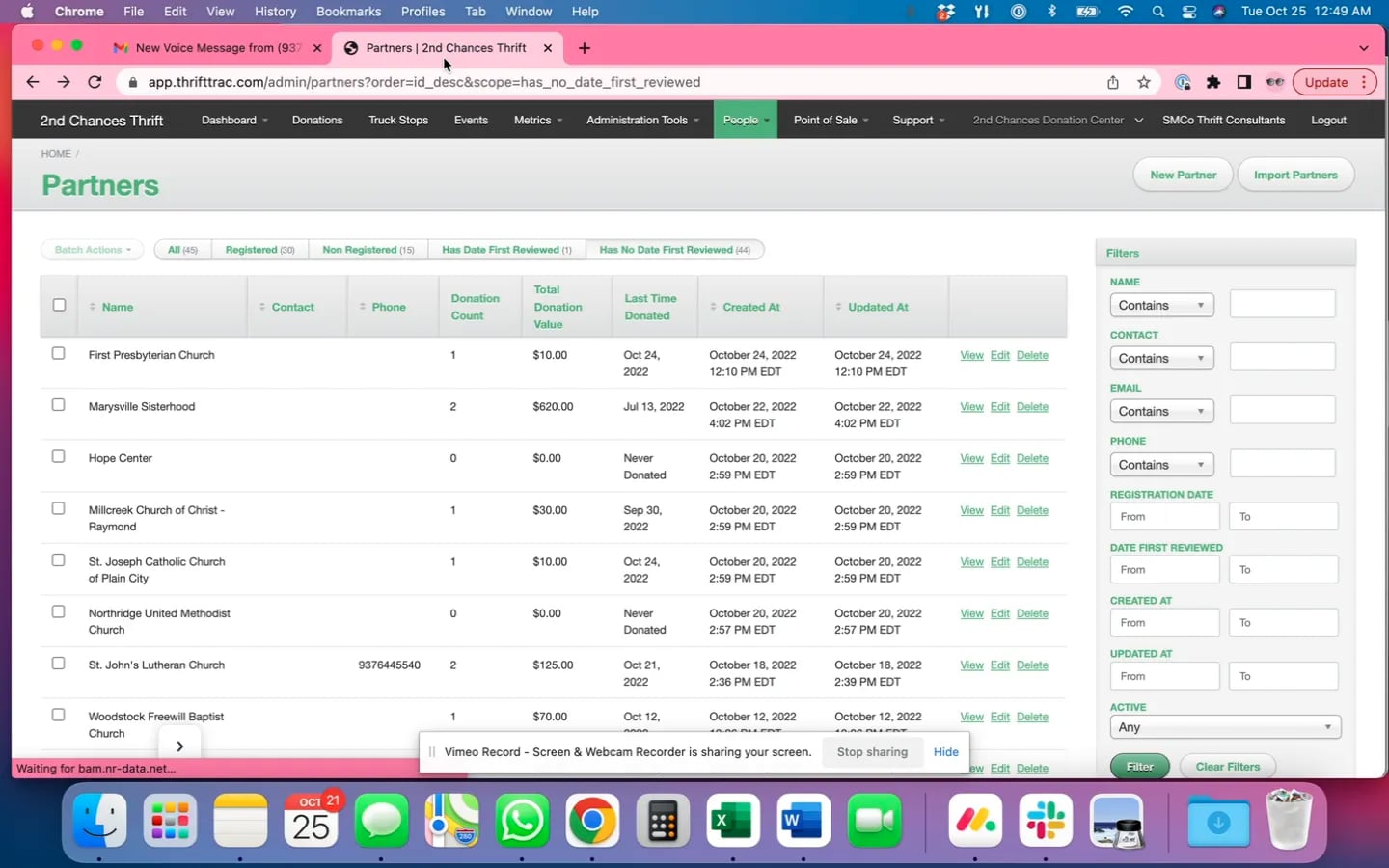 Corners of Your Field Partner Statuses on Vimeo