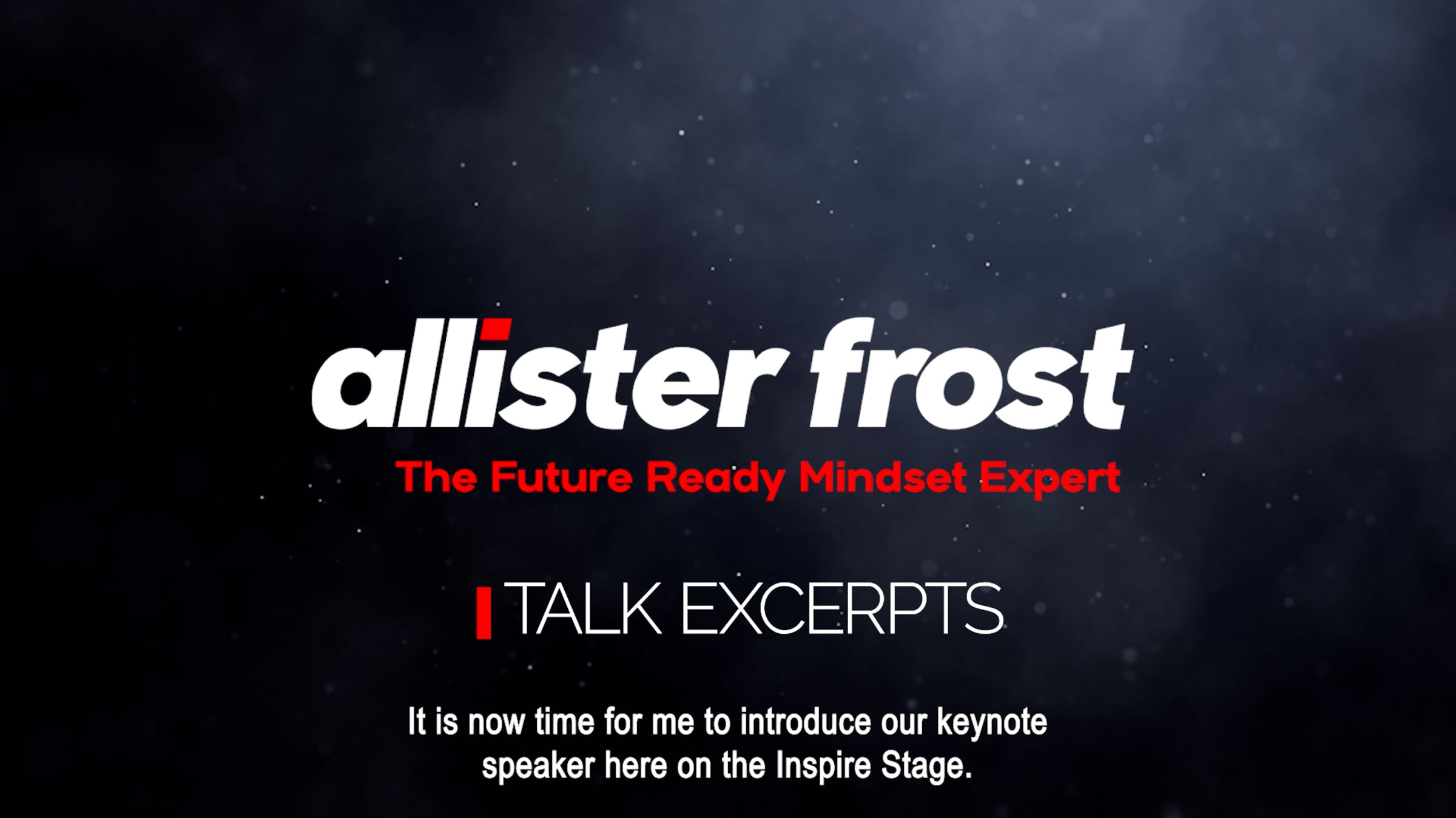 Future Ready Mindset Talk Excerpts