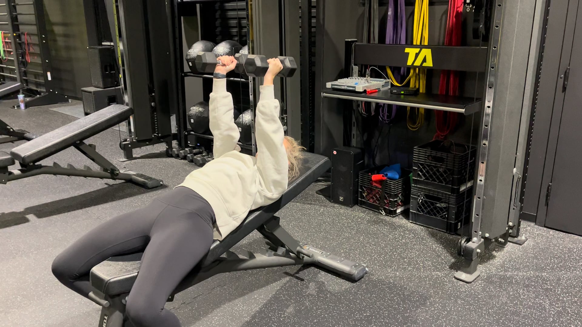 Low Incline DB Pullovers, Flies, Chest Presses on Vimeo