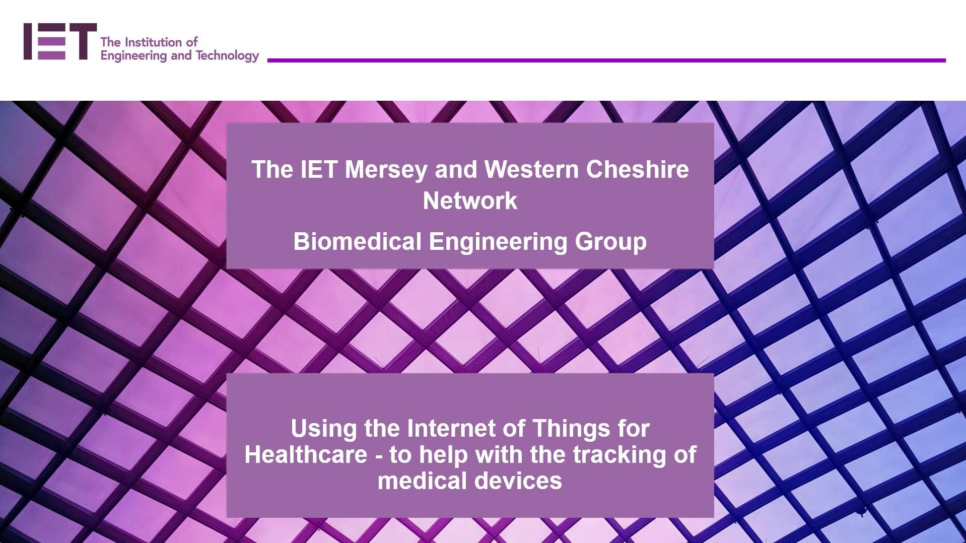 IET IoT Medical Devices on Vimeo