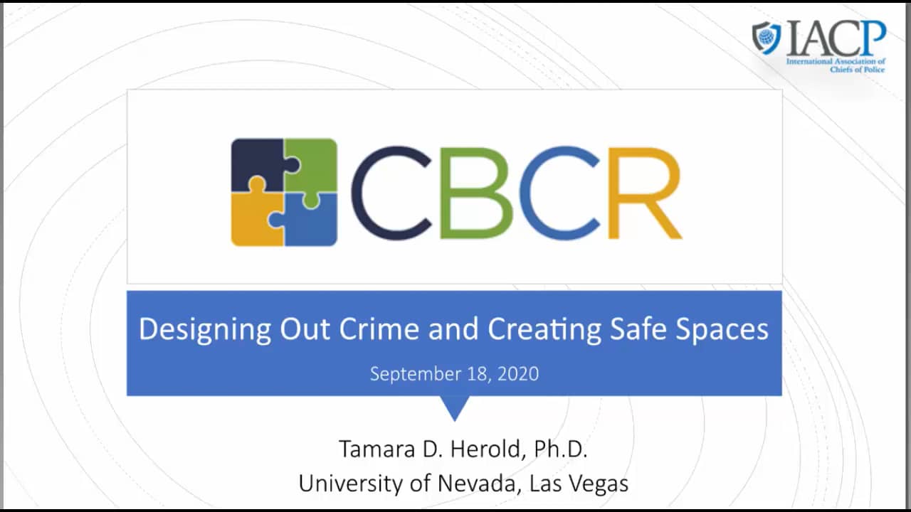 Designing Out Crime and Creating Safe Spaces on Vimeo