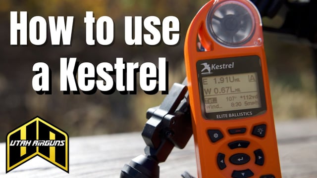 How to Use a Kestrel - Airgun101
