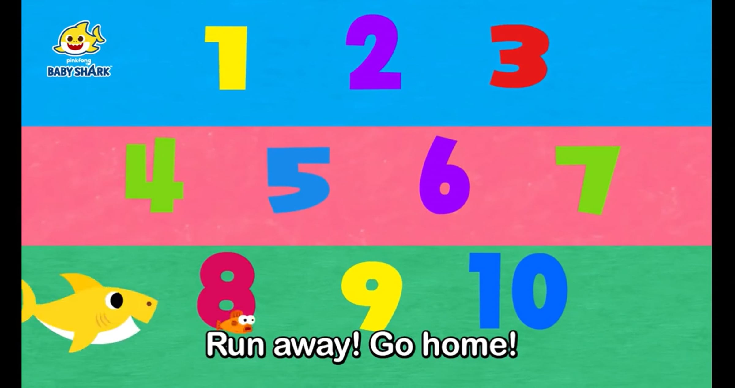 Shark 123 | Baby Shark Number Song | Sing along with baby shark | Baby ...