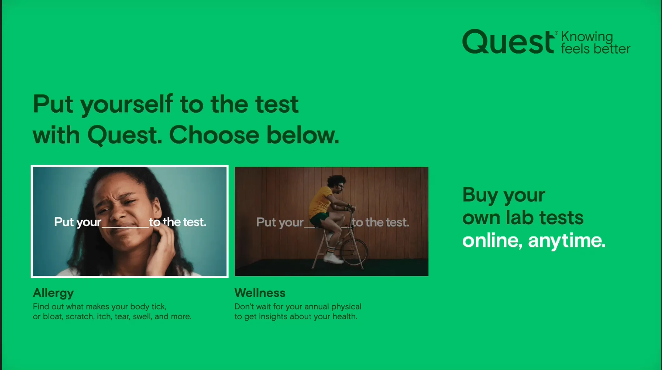 Insurance/Healthcare/Pharma - Quest Diagnostics - Q4 2022 (Max Selector) on Vimeo