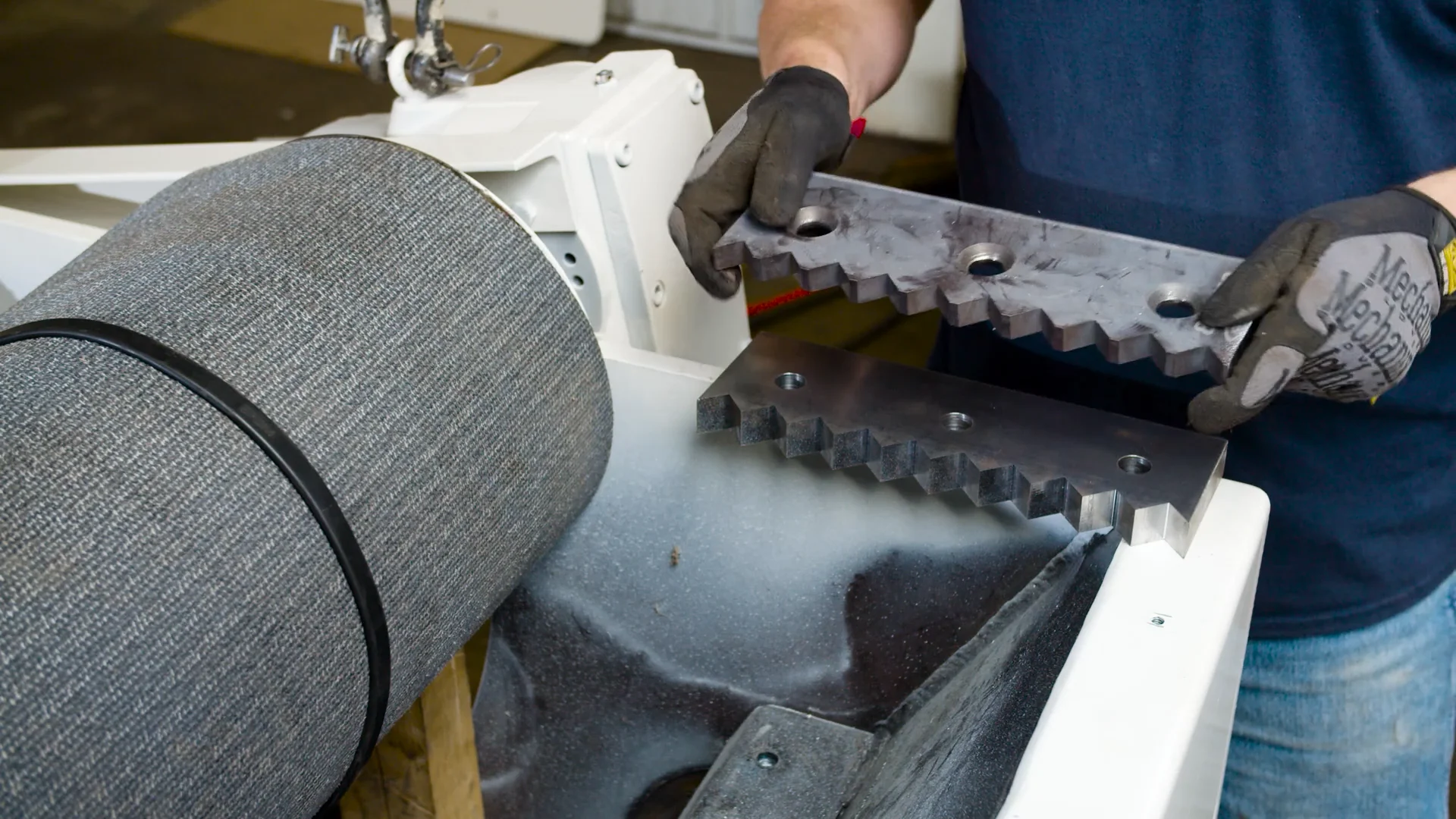 Changing Anvils EF Machine