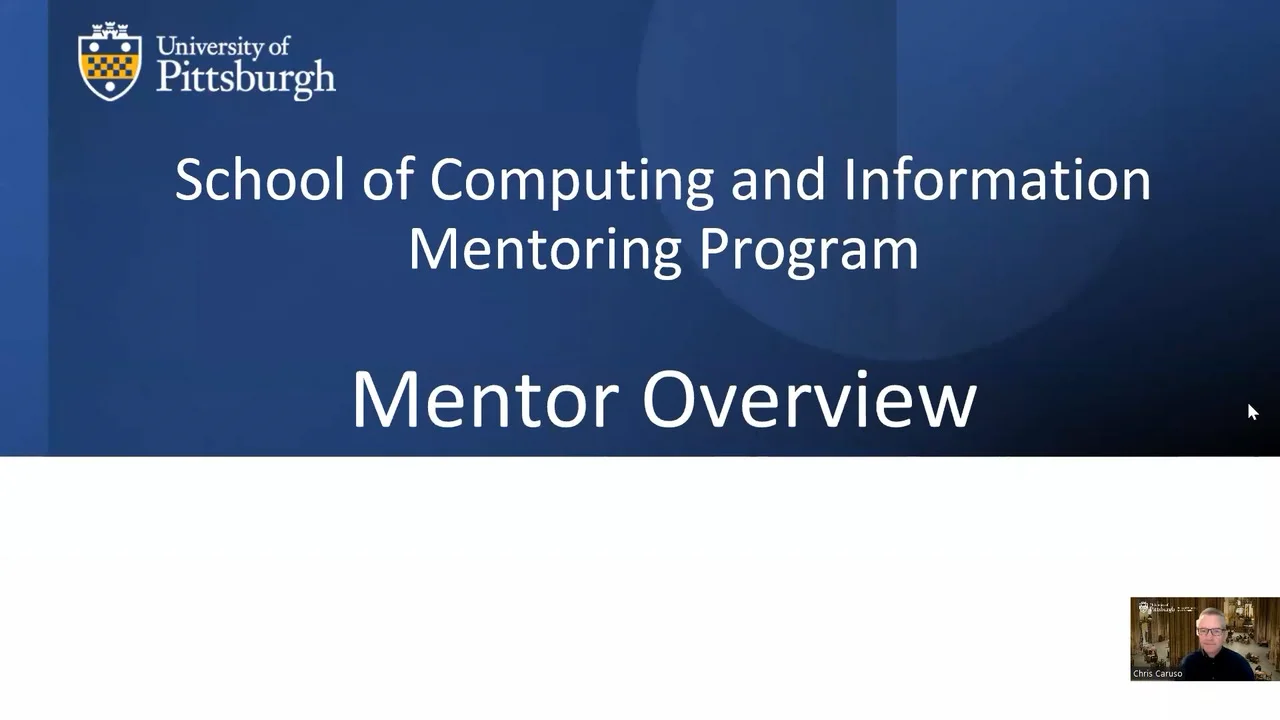 SCI Mentoring Program - Mentor Overview Video