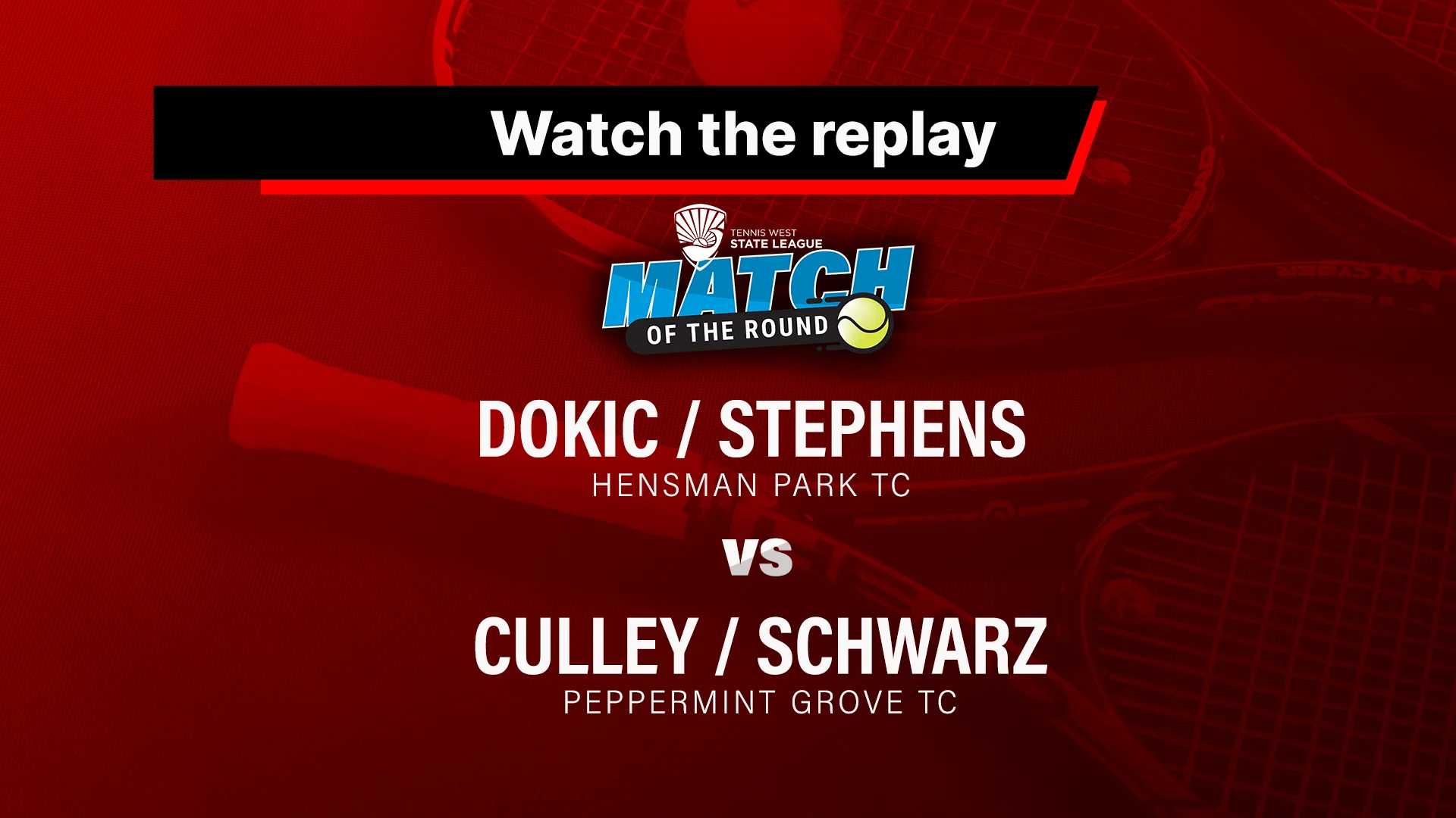 Hensman Park TC | Dokic / Stephens vs Culley / Schwarz on Vimeo