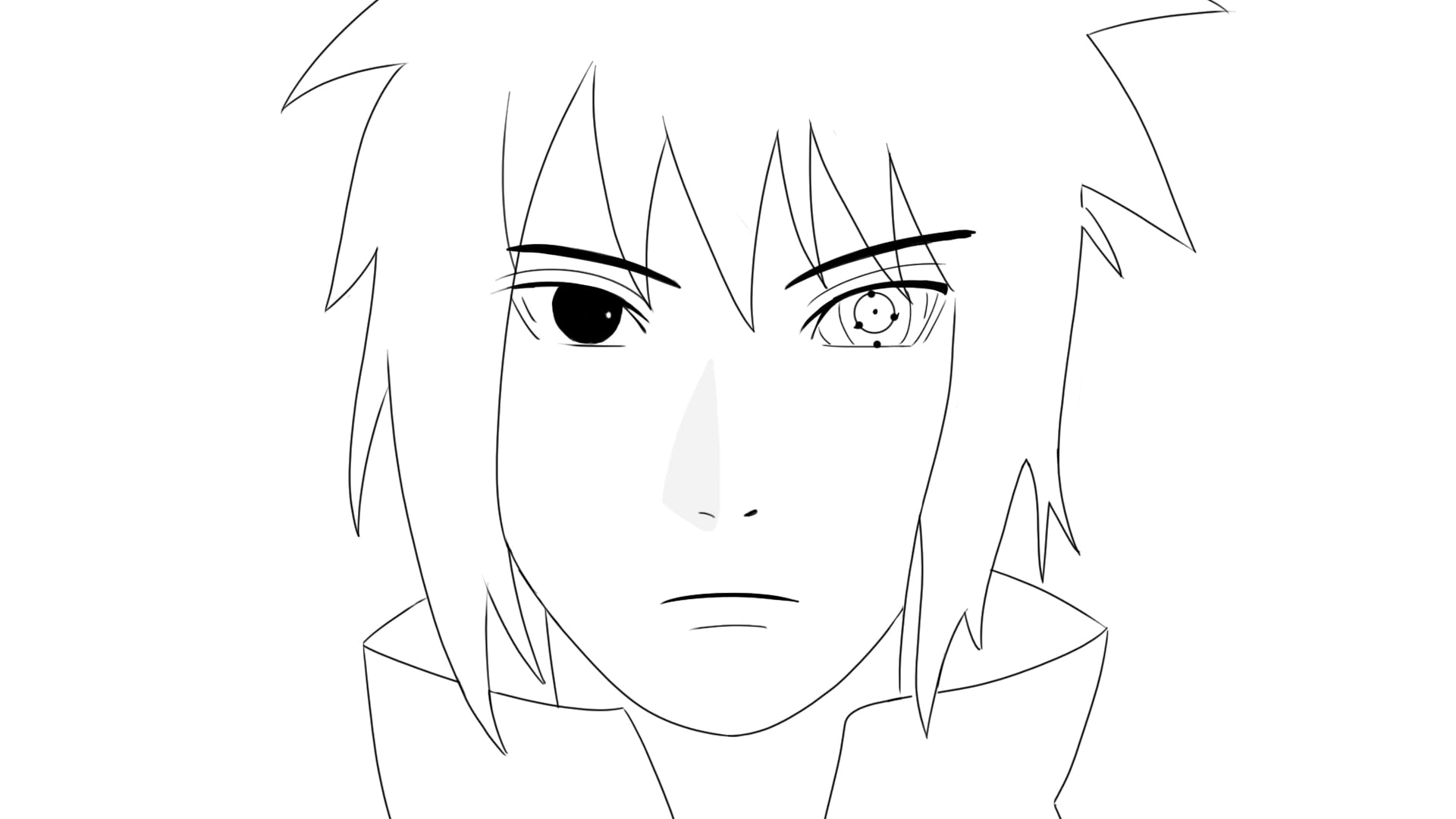 Sasuke animation (Naruto Shippuden Animation) frame by frame