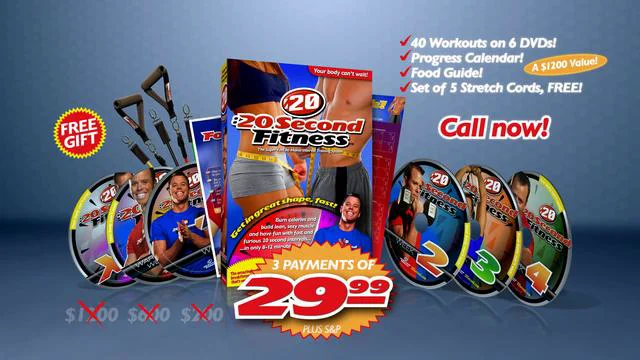 20 Second Fitness: Infomercial Motion Graphics