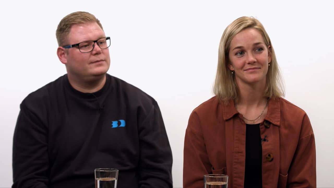 Morten Svane & Trine W. Gammelby, hhv. cheftræner og spiller, FC King ...