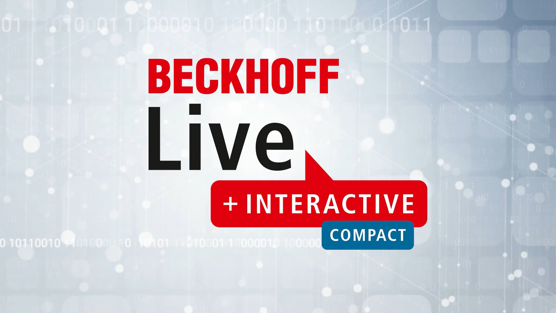 DE | SPS 2022: Beckhoff Live + Interactive compact – Tag 3, 10.11.2022 on Vimeo