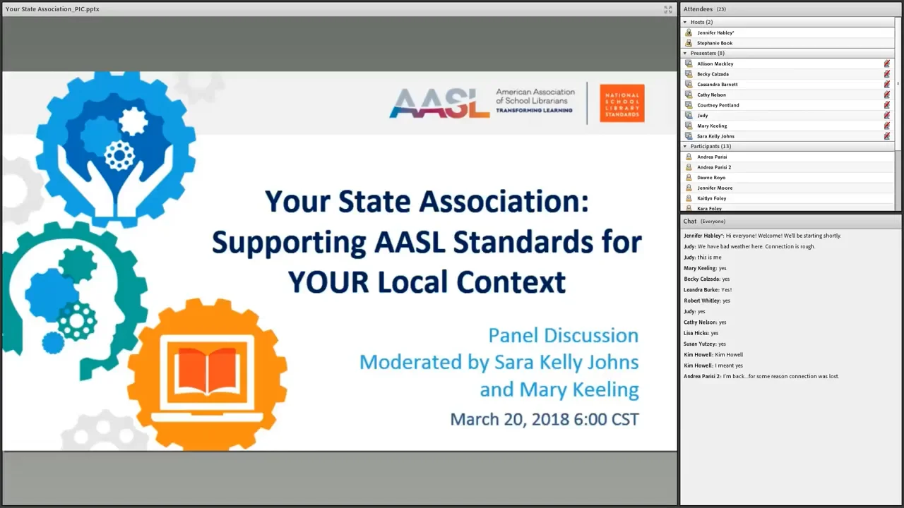 Your State Association Supporting AASL Standards for Your Local Context