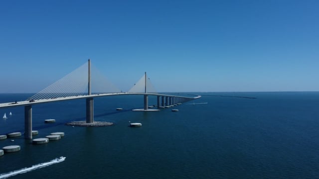 Bridge Boat Skyway - Free video on Pixabay