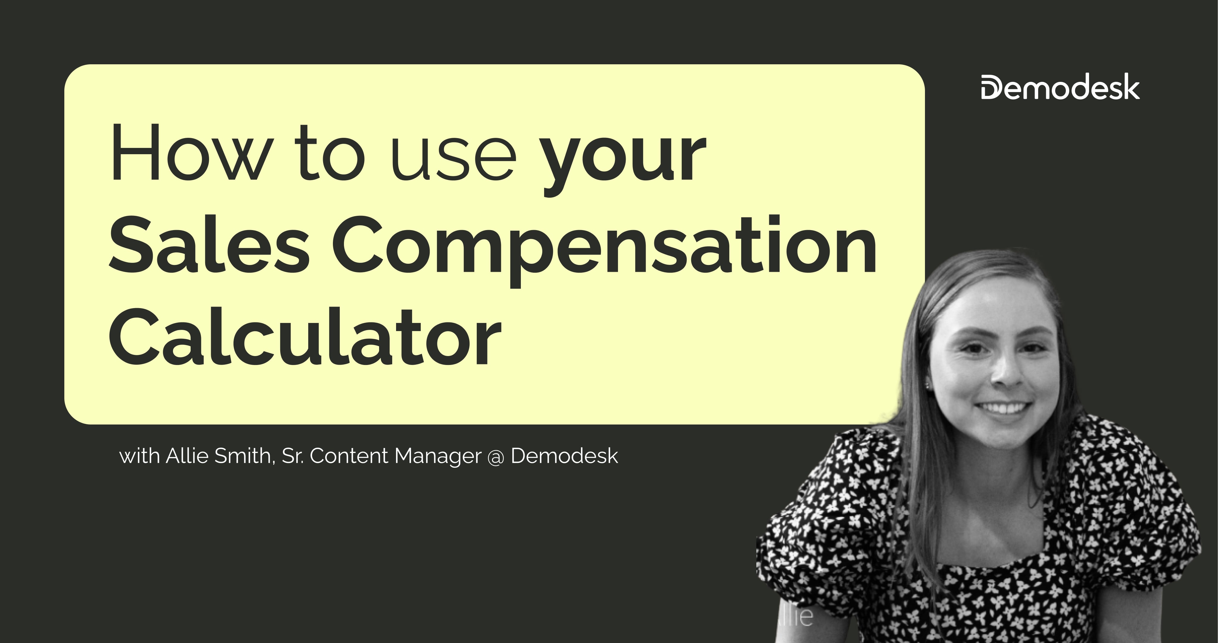 How to use your Sales Compensation Calculator on Vimeo