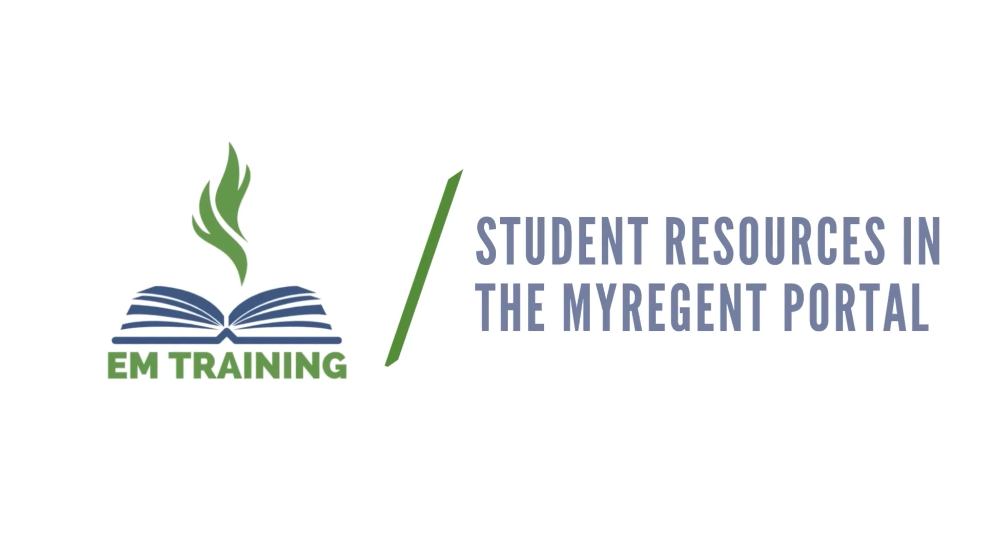 Student Resources My Regent Portal AC Video on Vimeo