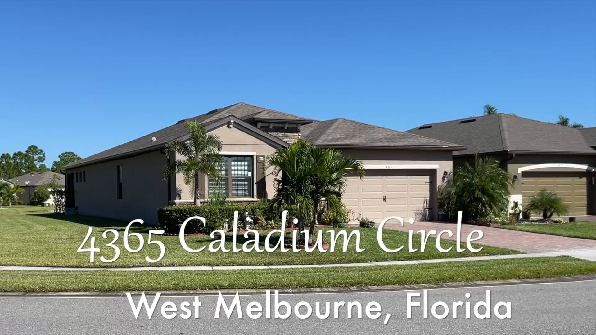 4365 Caladium Circle, West Melbourne, FL on Vimeo