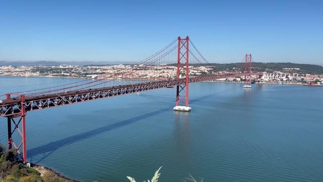 Puente Rojo Cable De - Free video on Pixabay