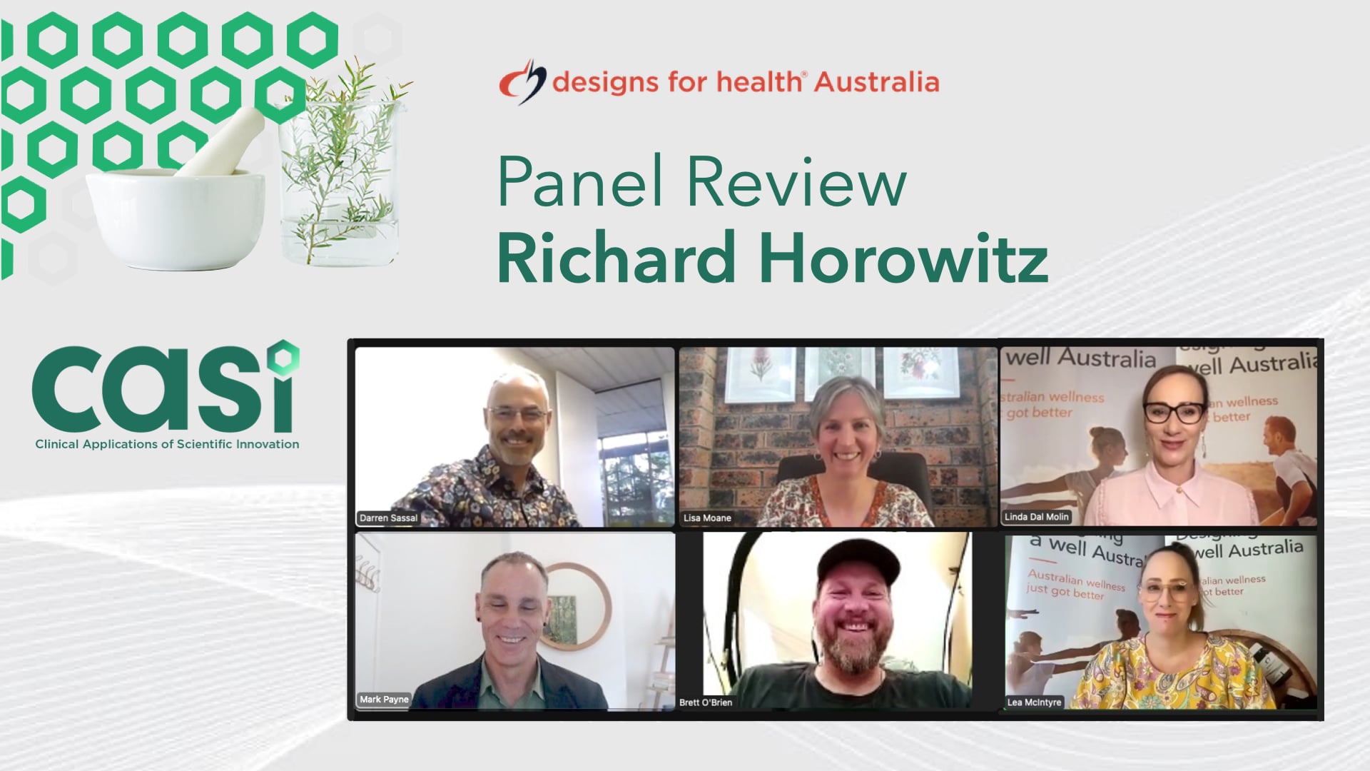 PANEL REVIEW: Week 1 Richard Horowitz on Vimeo