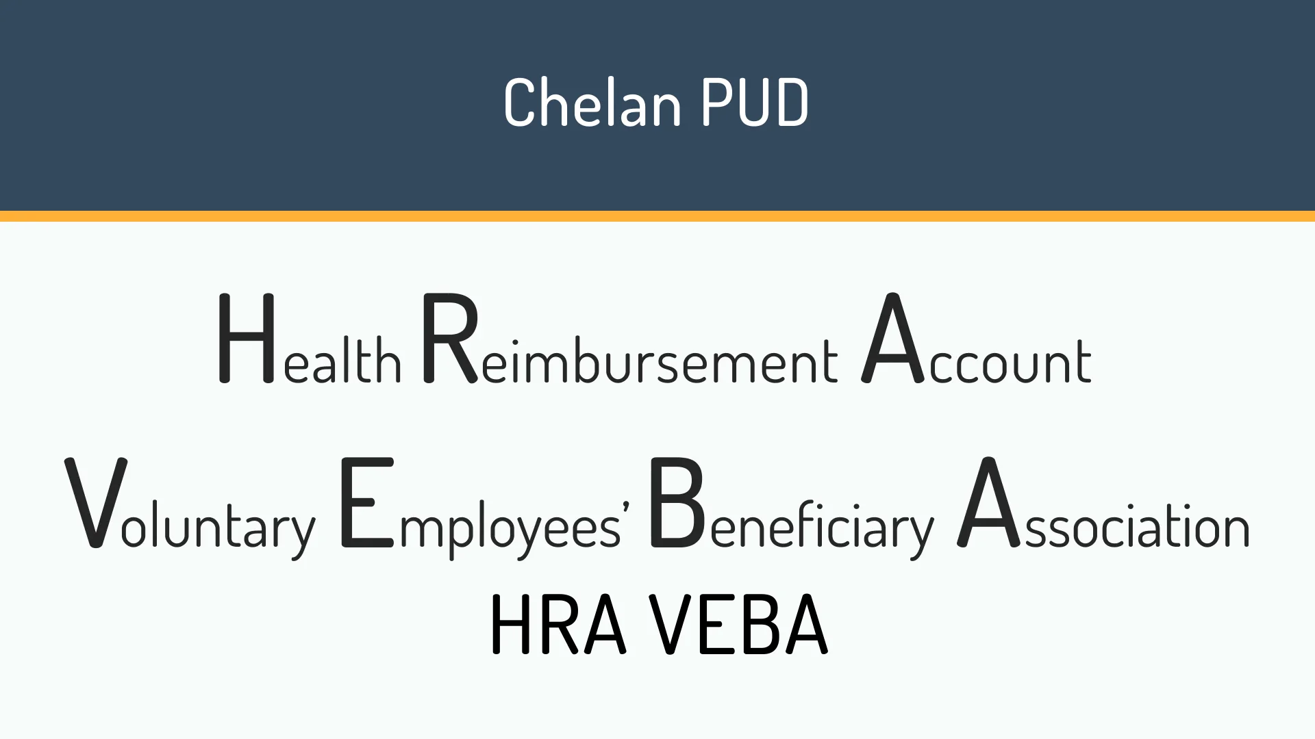 Chelan County PUD Benefits - HRA VEBA on Vimeo