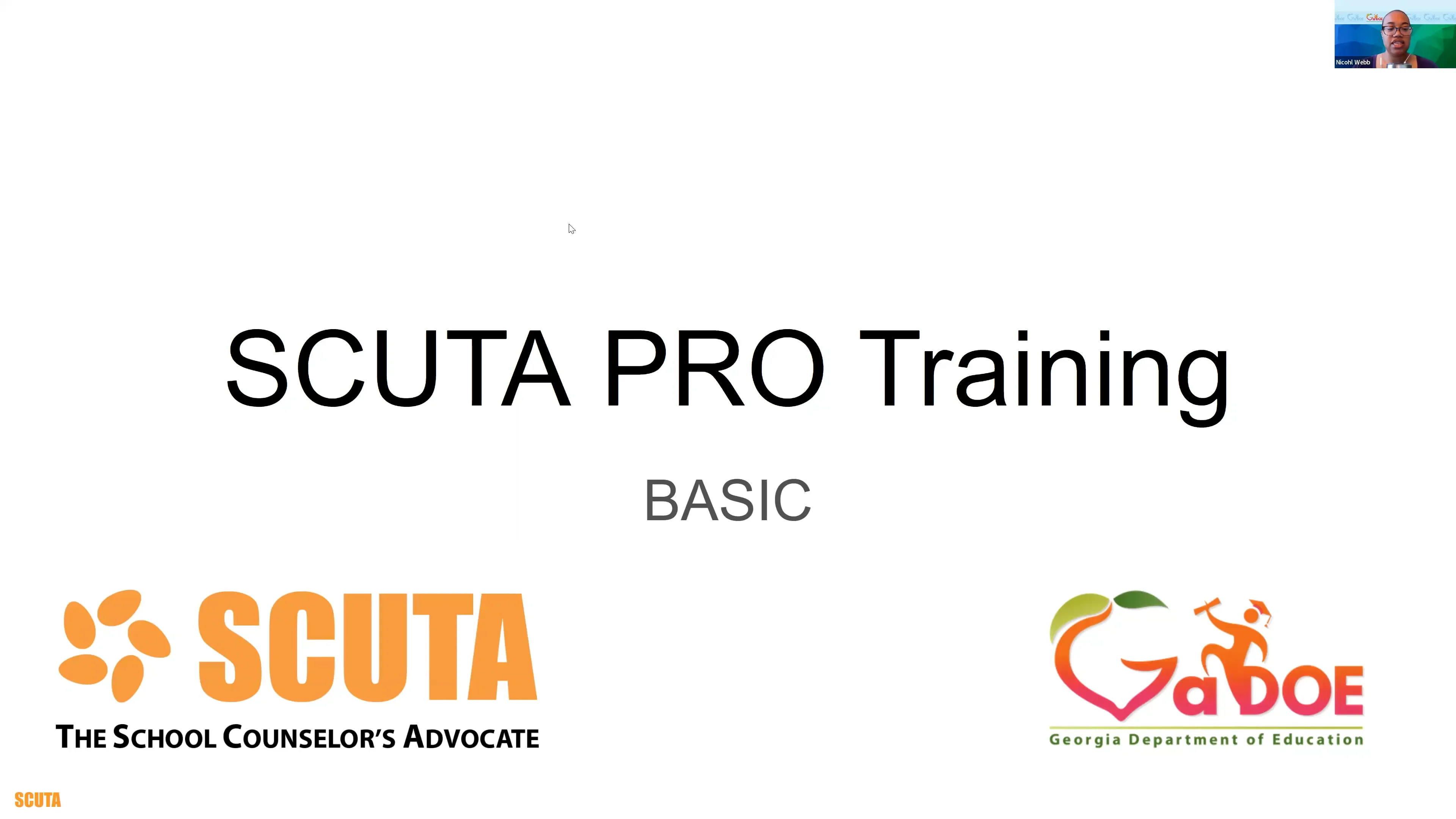 SCUTA - Basics Training on Vimeo