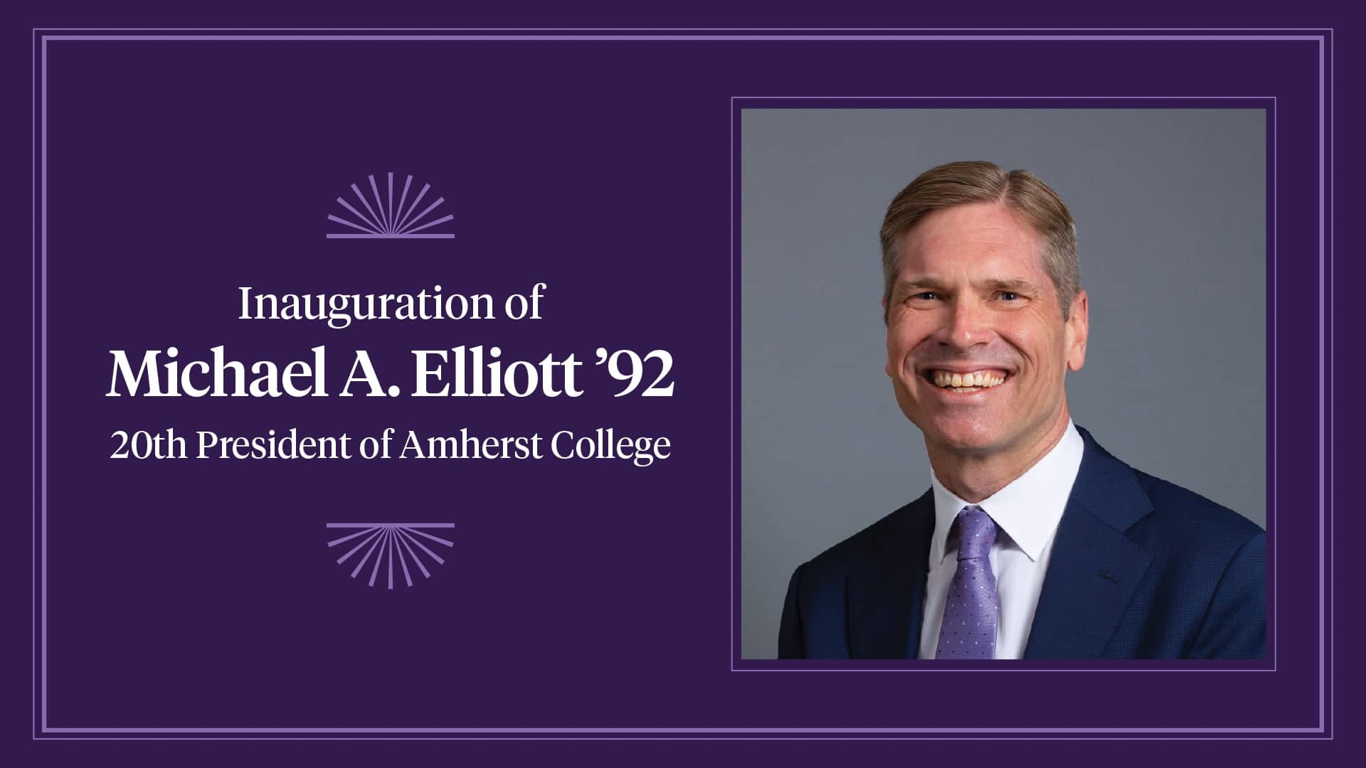 Inauguration of Michael A. Elliott ’92 _10.28.23 on Vimeo