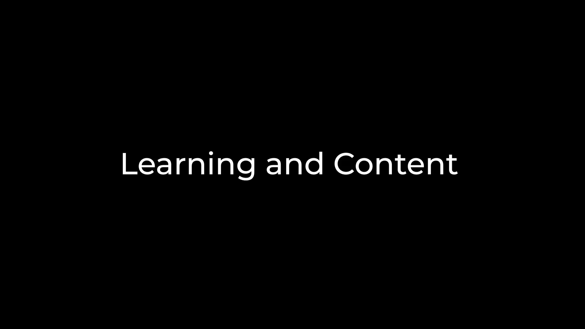 Learning V2 On Vimeo 