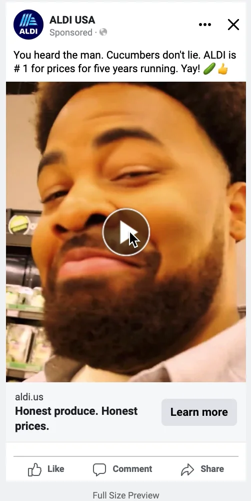 ALDI facebook FRESH on Vimeo