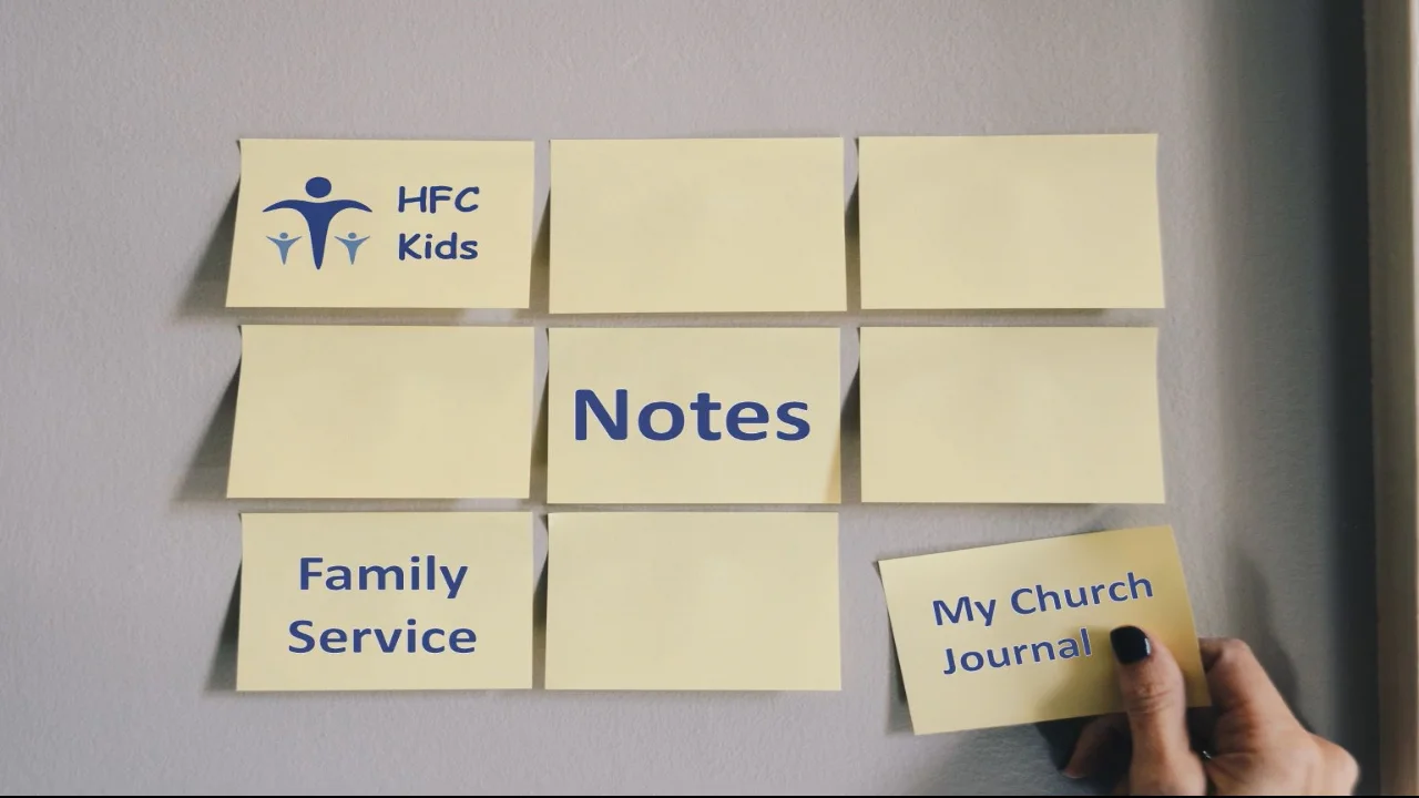 HFC Kids Church Notebook.mp4 on Vimeo