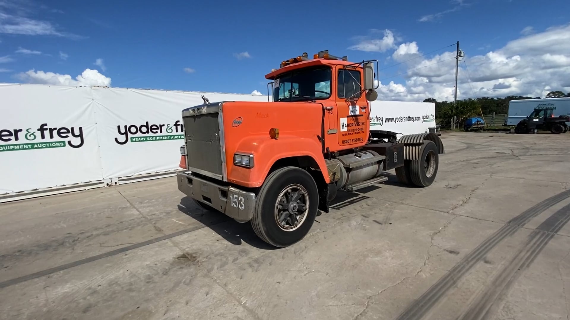 Yoder & Frey - Mack RW612 Truck Tractor - Y&F - Florida Nov 22 on Vimeo