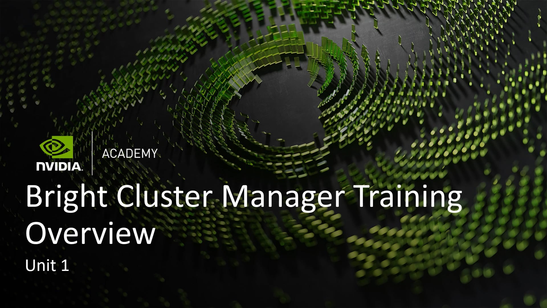 Introduction to Bright Cluster Manager - Unit 1: Overview on Vimeo