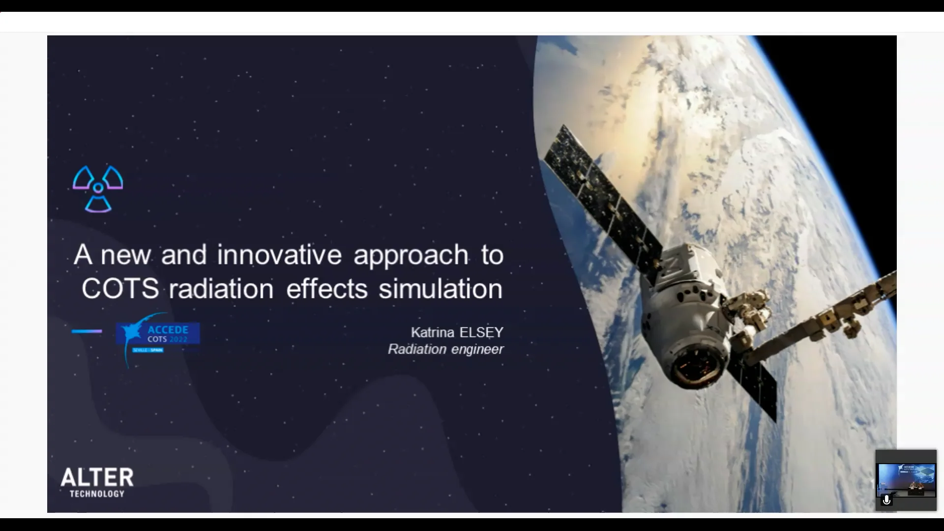 A New And Innovative Approach To COTS Radiation Effects Simulation.mp4 ...