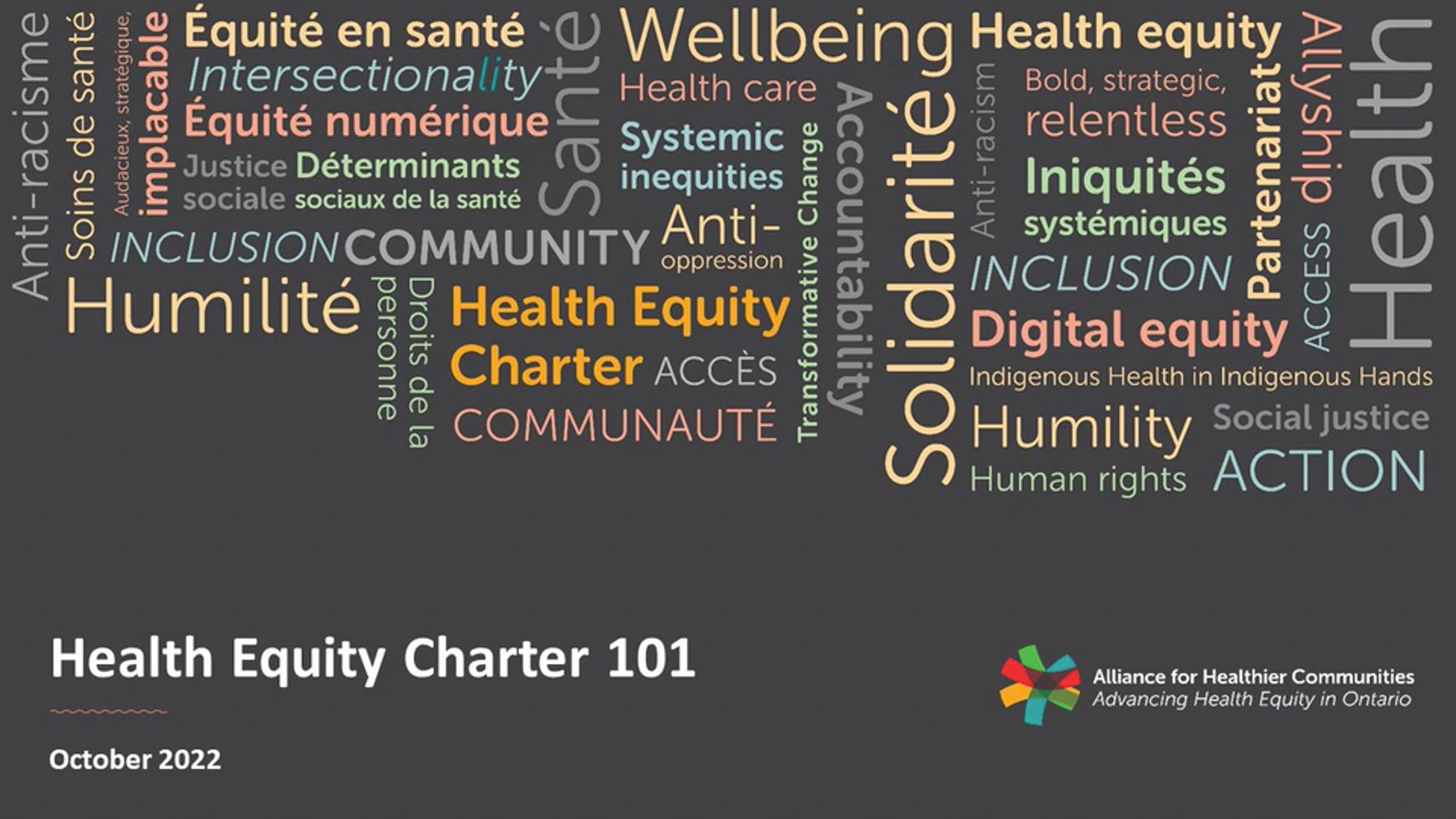 Health Equity Charter 101