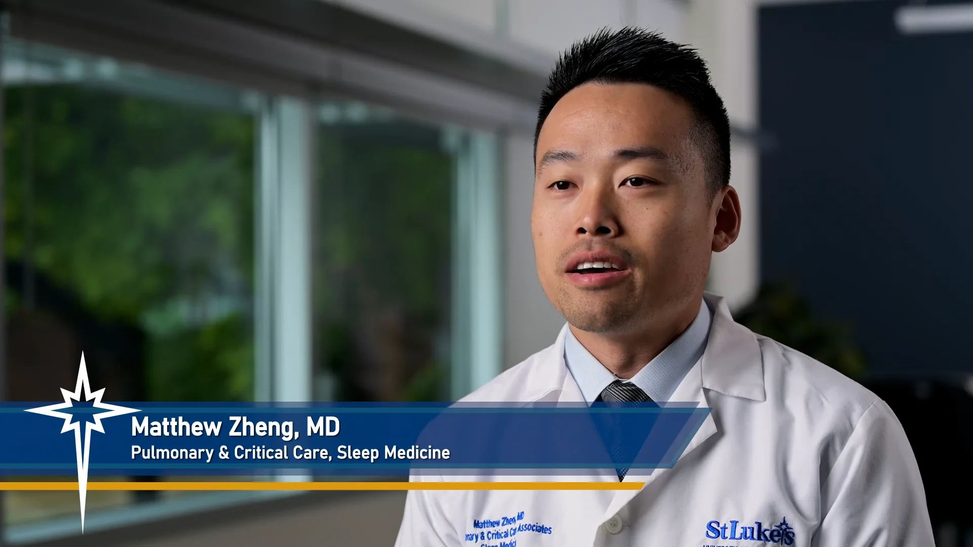 Matthew Zheng, MD - Pulmonary & Critical Care, Sleep Medicine on Vimeo