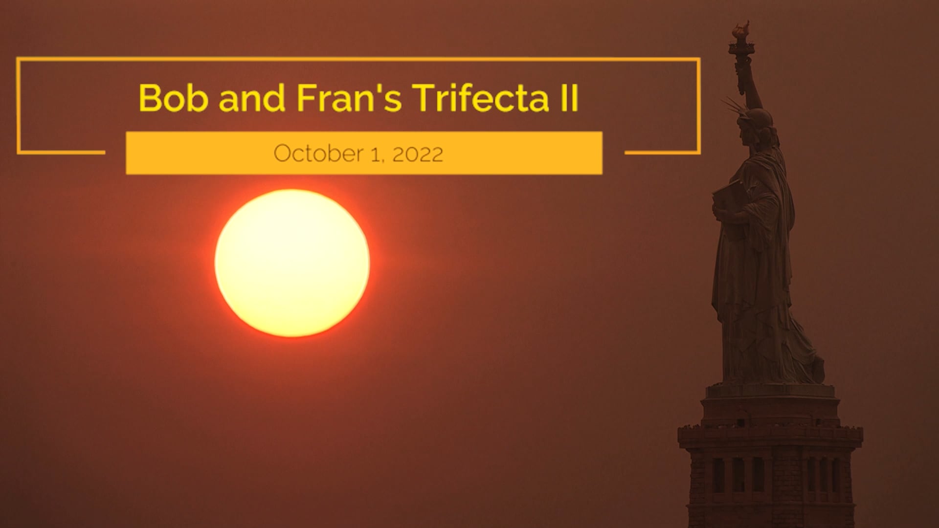 Bob and Fran's Trifecta II Celebration October 1, 2022 | Videos ...