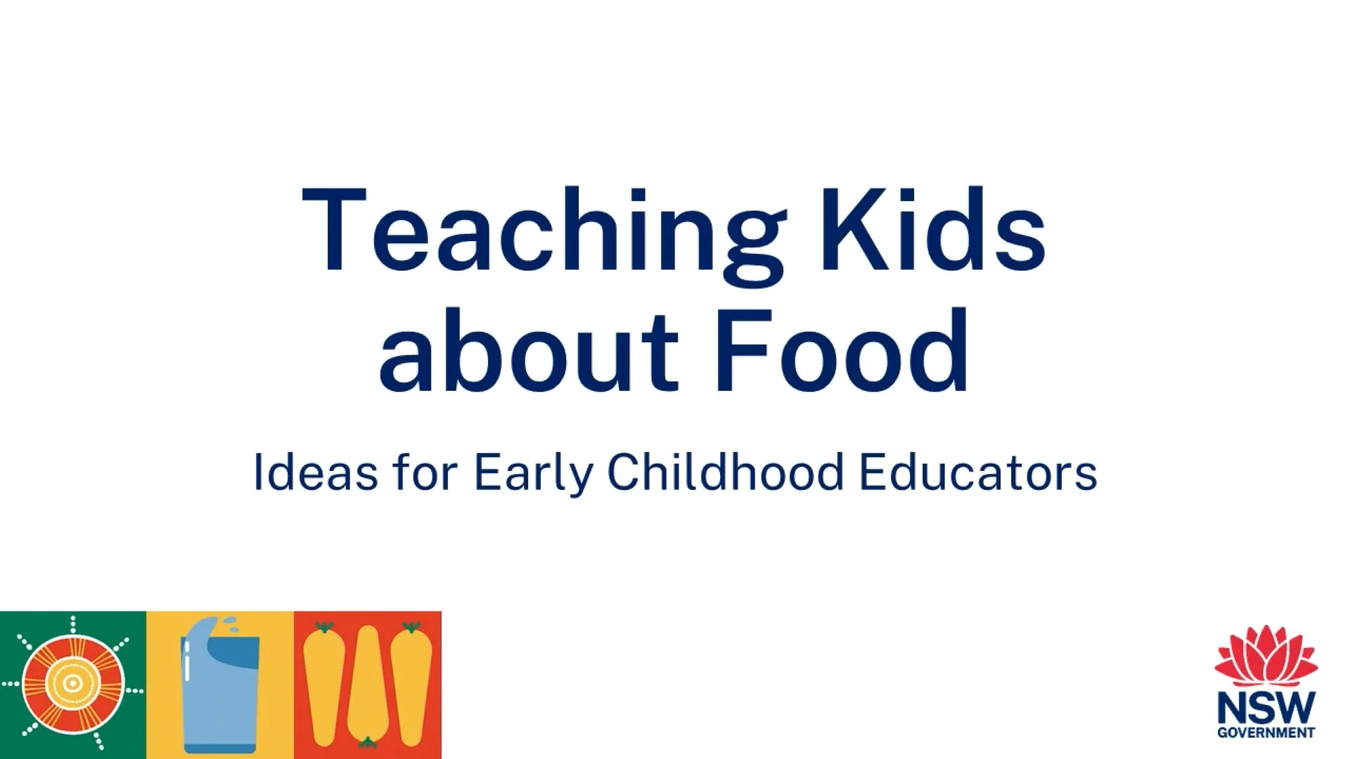 Teaching Kids About Food