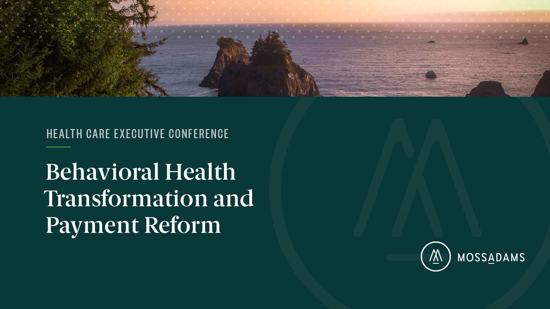 Behavioral Health Transformation and Payment Reform on Vimeo