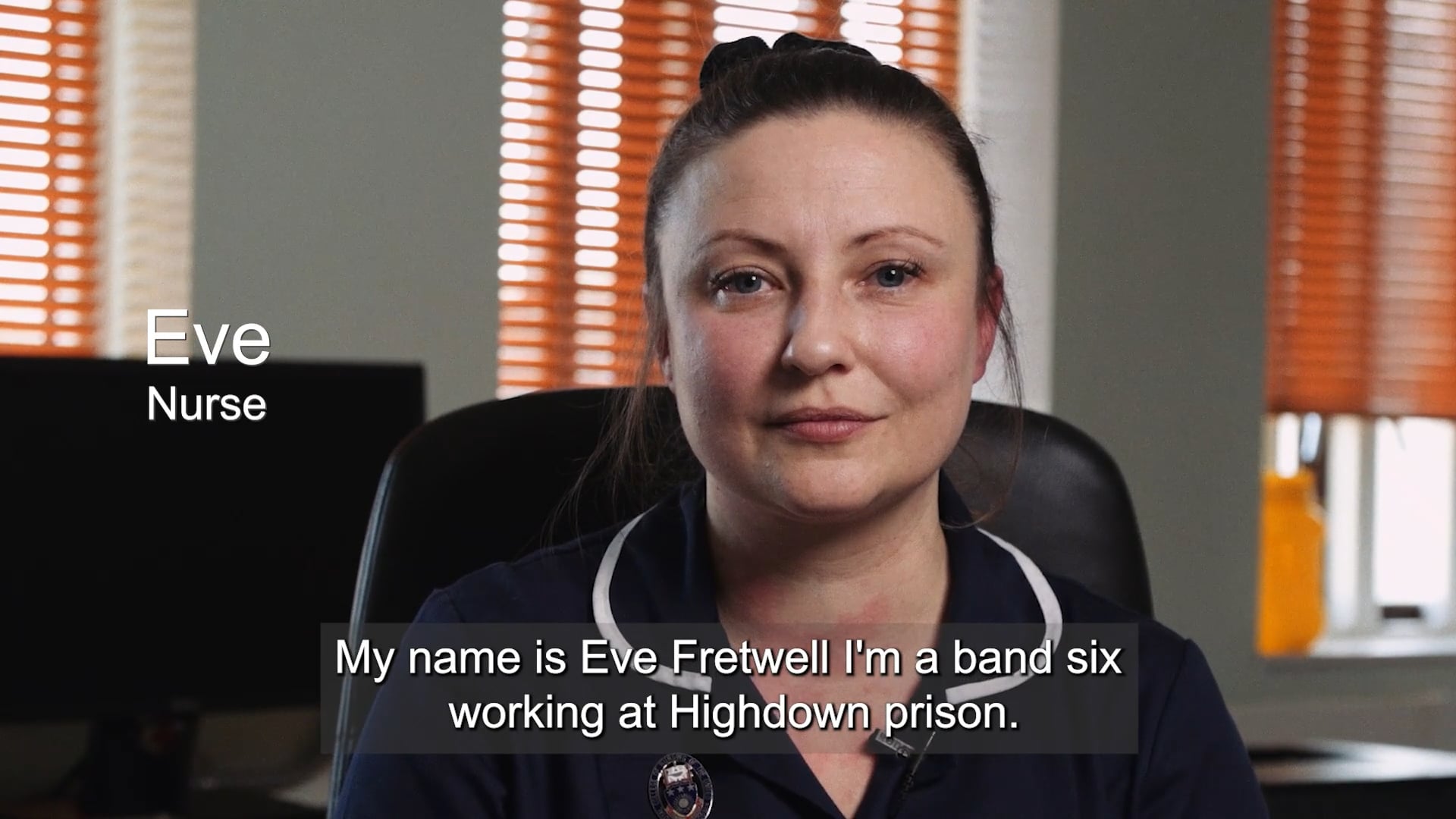 Health and Justice Services, HMP Highdown - Eve on Vimeo