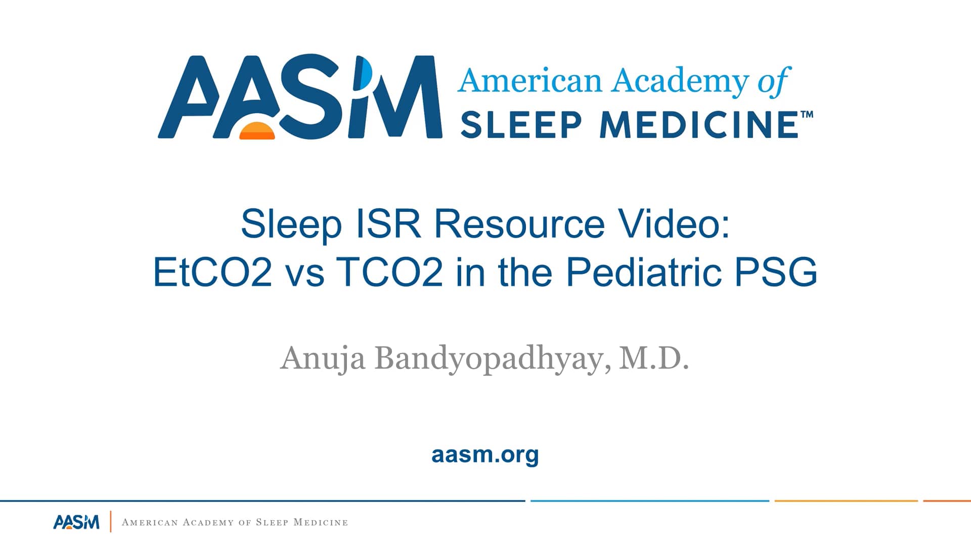 EtCO2 vs TCO2 in the Pediatric PSG on Vimeo