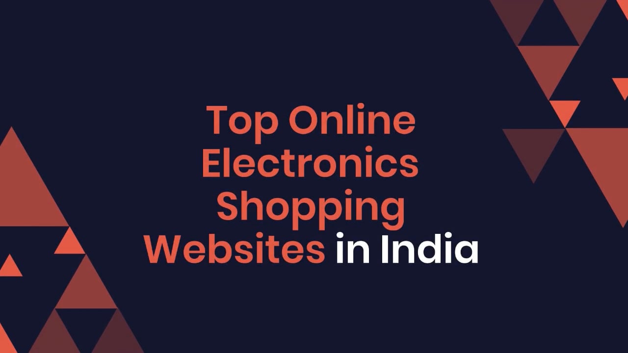 Top Online Electronics Shopping Websites In India on Vimeo