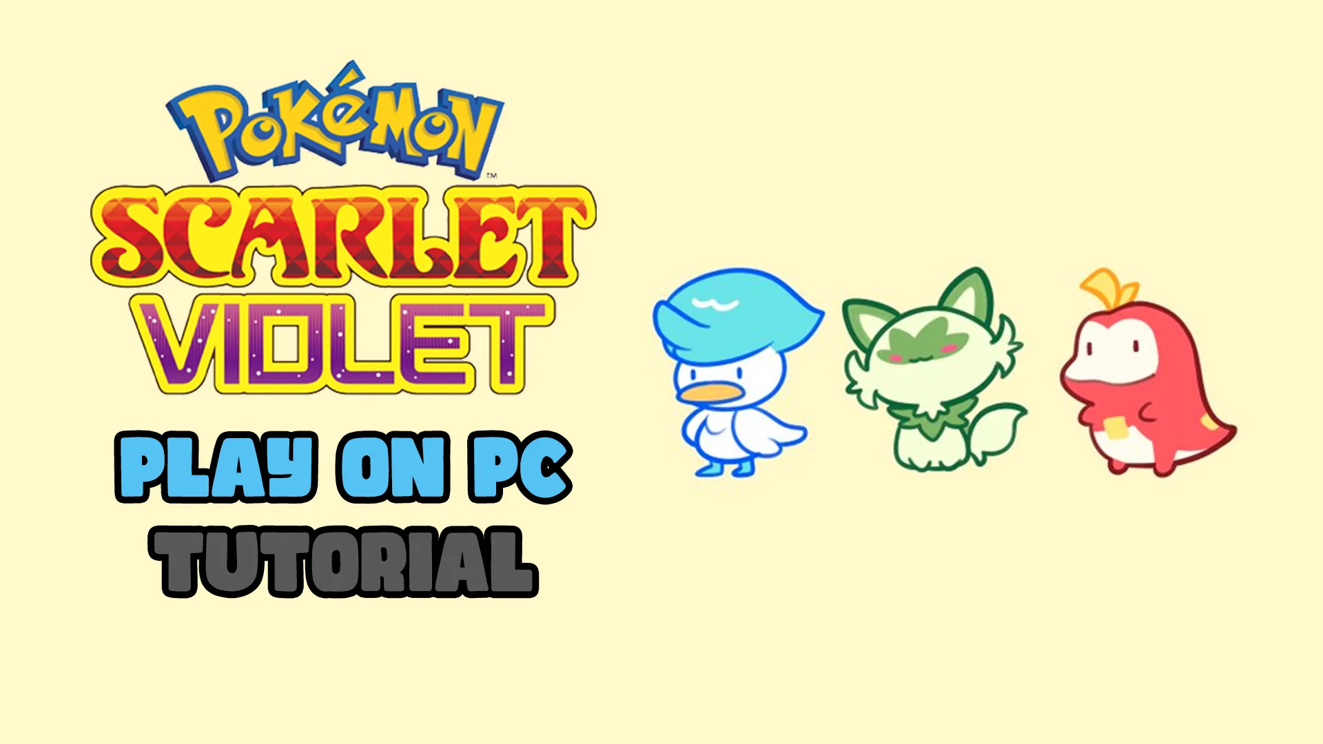 Play Pokémon Scarlet and Violet on PC (XCI)