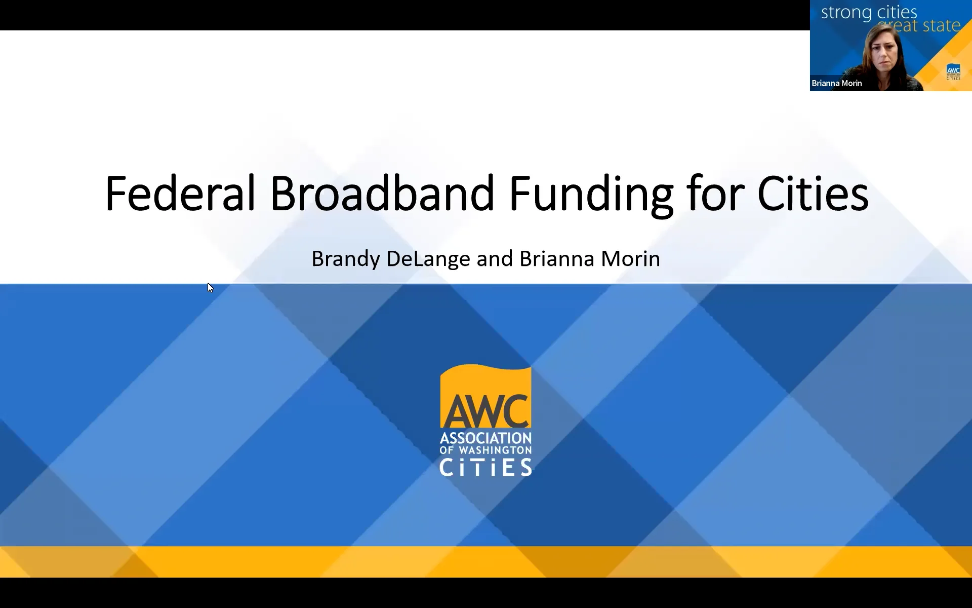 Federal broadband funding for cities 110122