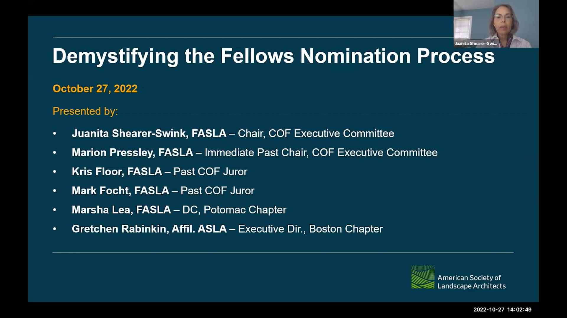 Demystifying the Fellows Nomination Process on Vimeo