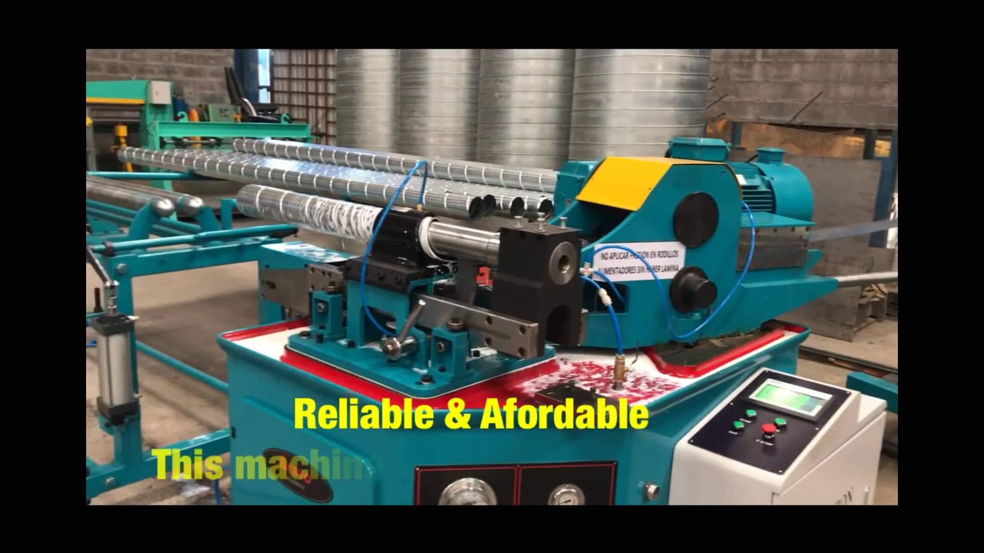 Bravo TF470 Spiral Duct Machine on Vimeo